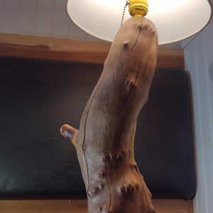 Beautiful Log Lamp, Tree Branch Table Lamp - Etsy