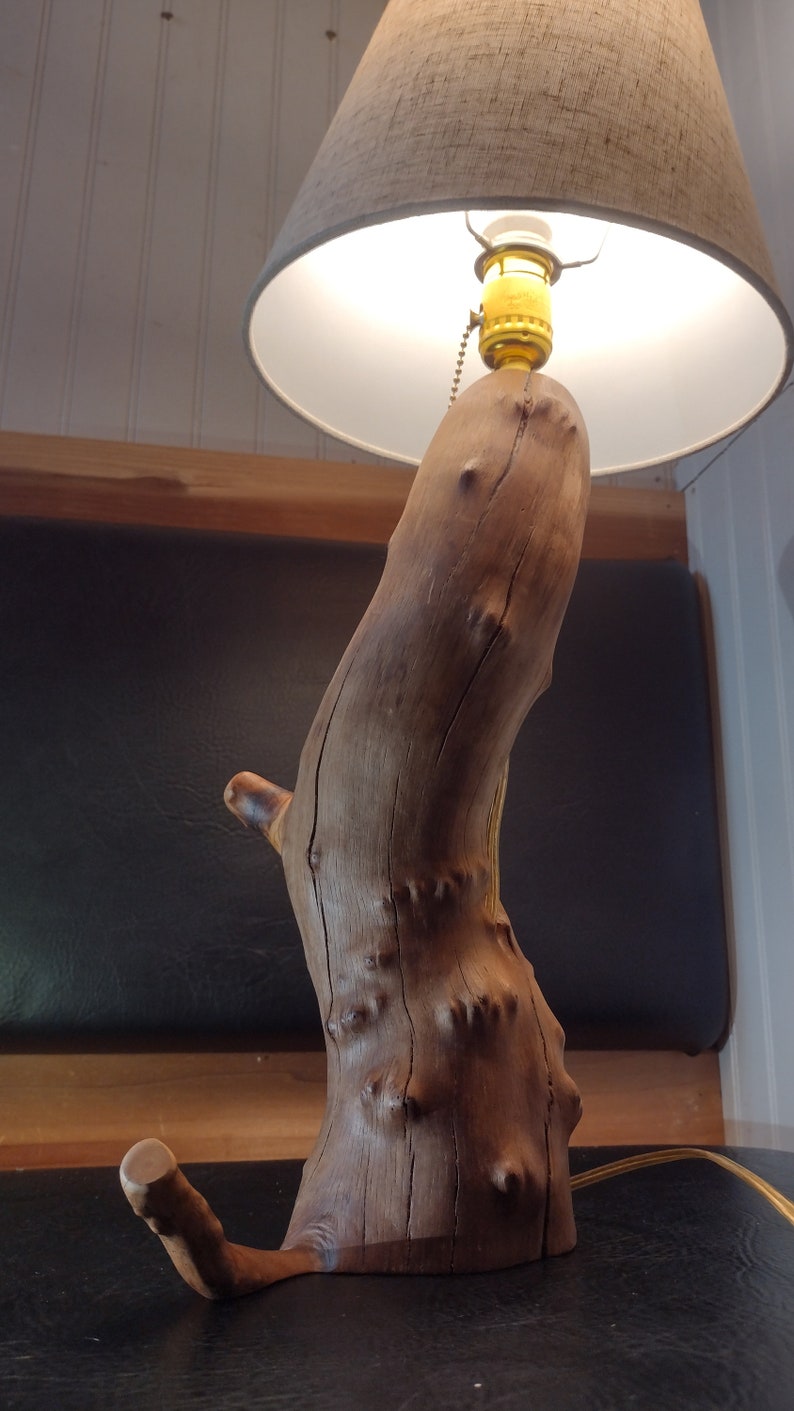 Beautiful Log Lamp, Tree Branch Table Lamp - Etsy