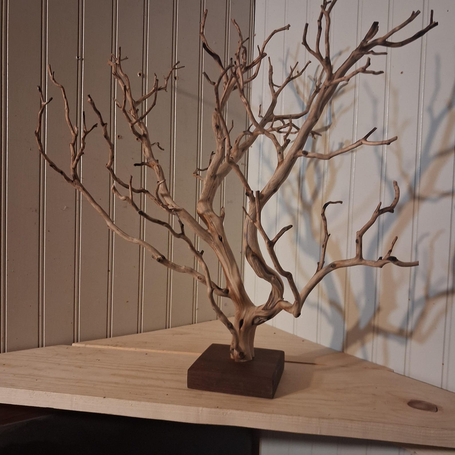 Very Rare Unique Tree Branch Jewelry Hanger, Display for Necklace ...