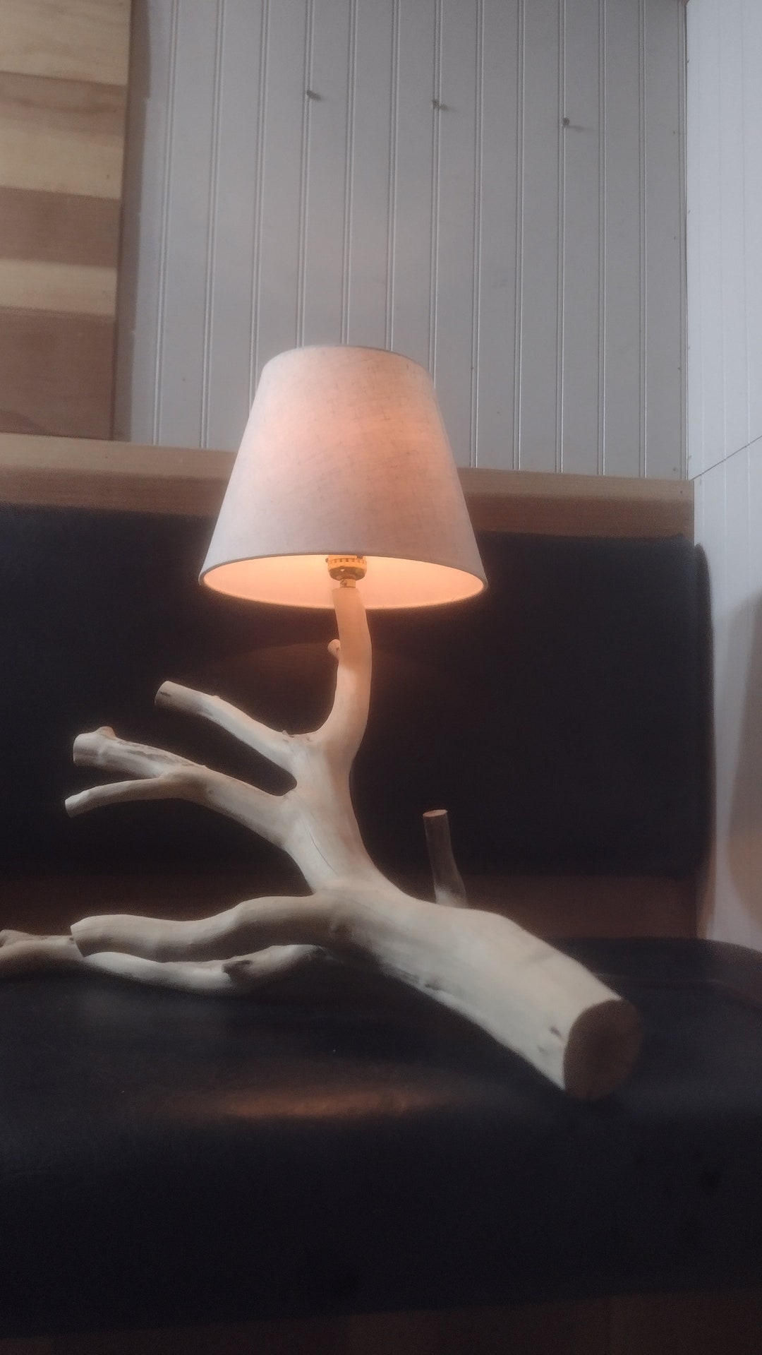 Driftwood Table Lamp Tree Branch Rustic Desk Lamp - Etsy