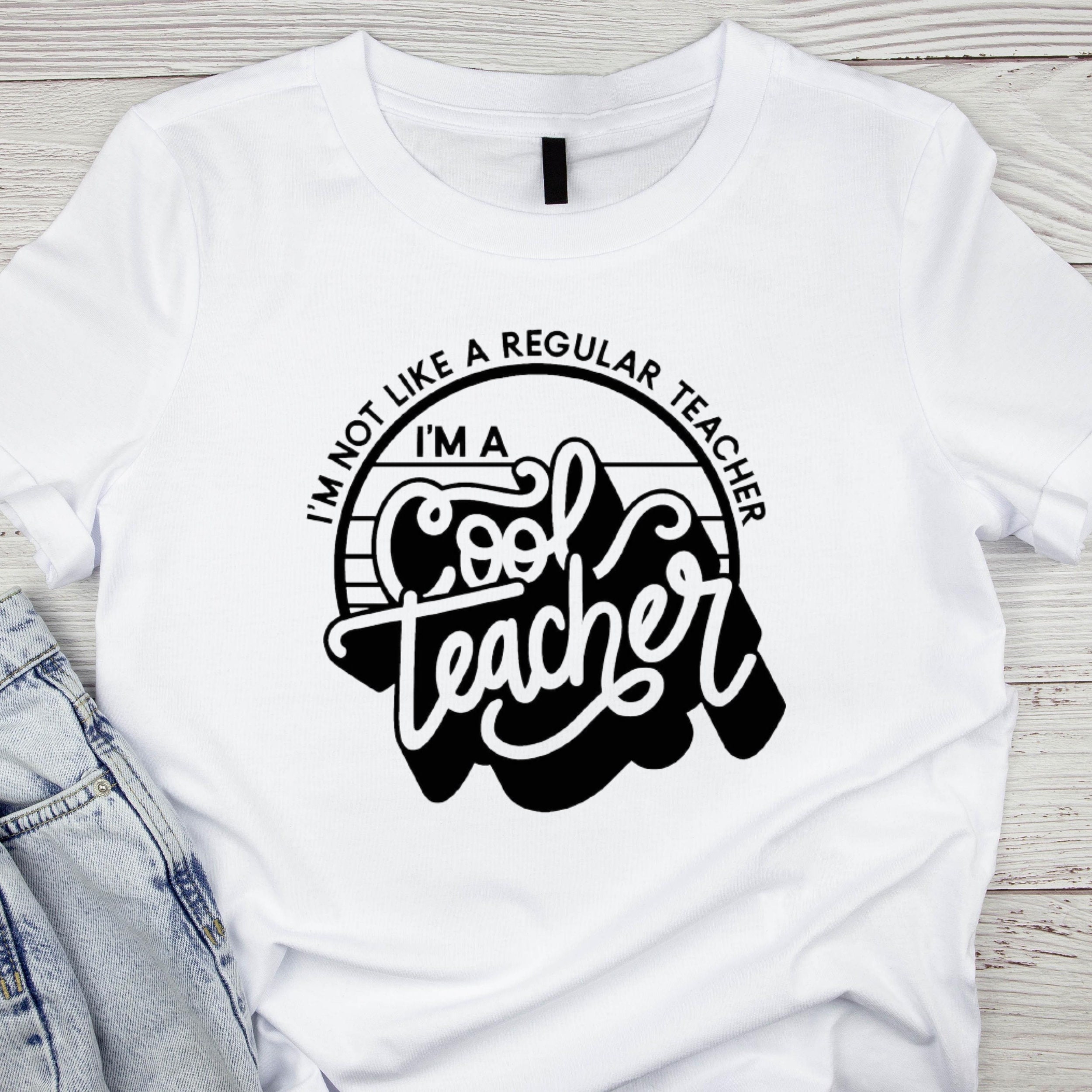 I'm a Cool Teacher SVG - Etsy
