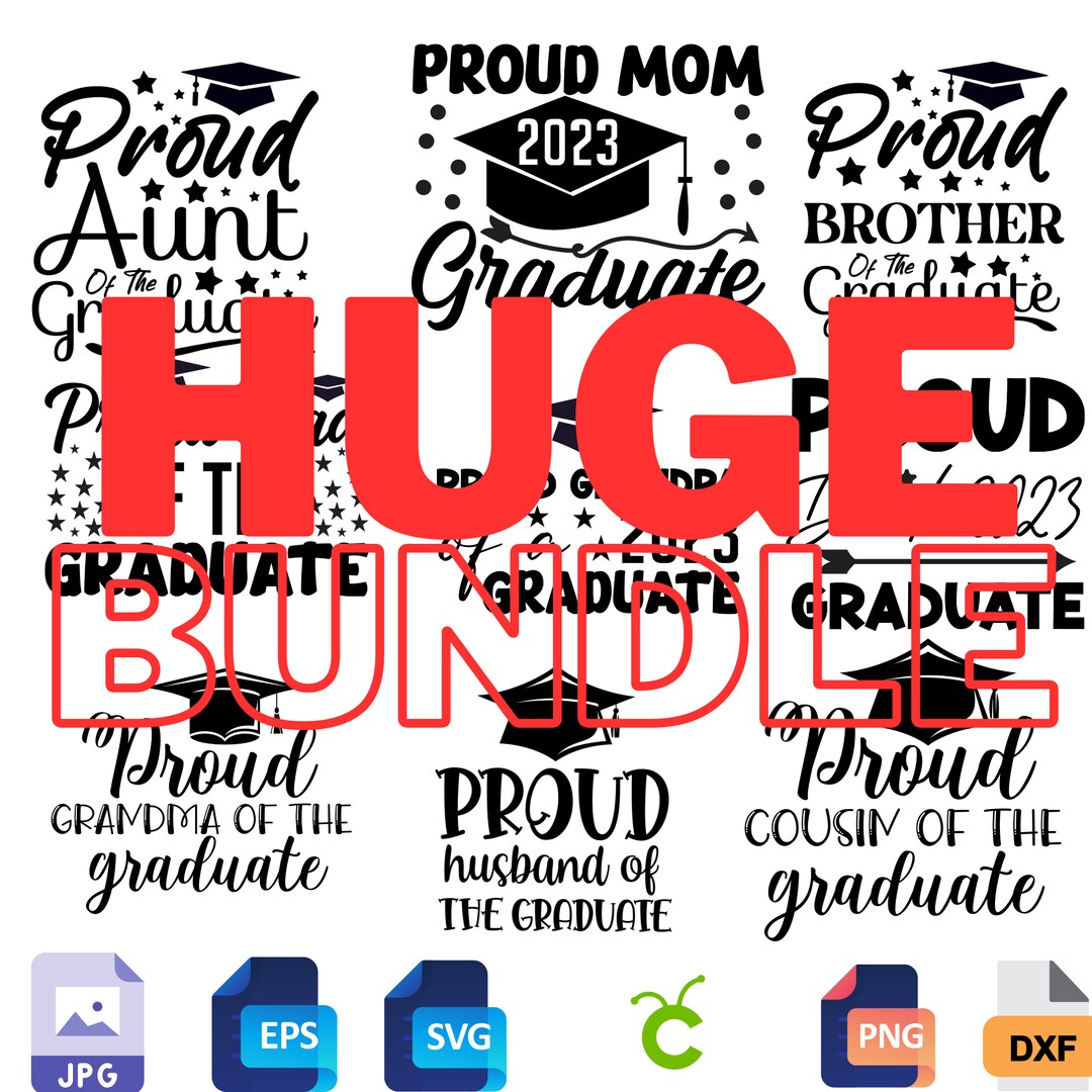 Huge Graduate SVG Bundle, Svg Bundle for Graduation, 2023 Svg Bundle ...
