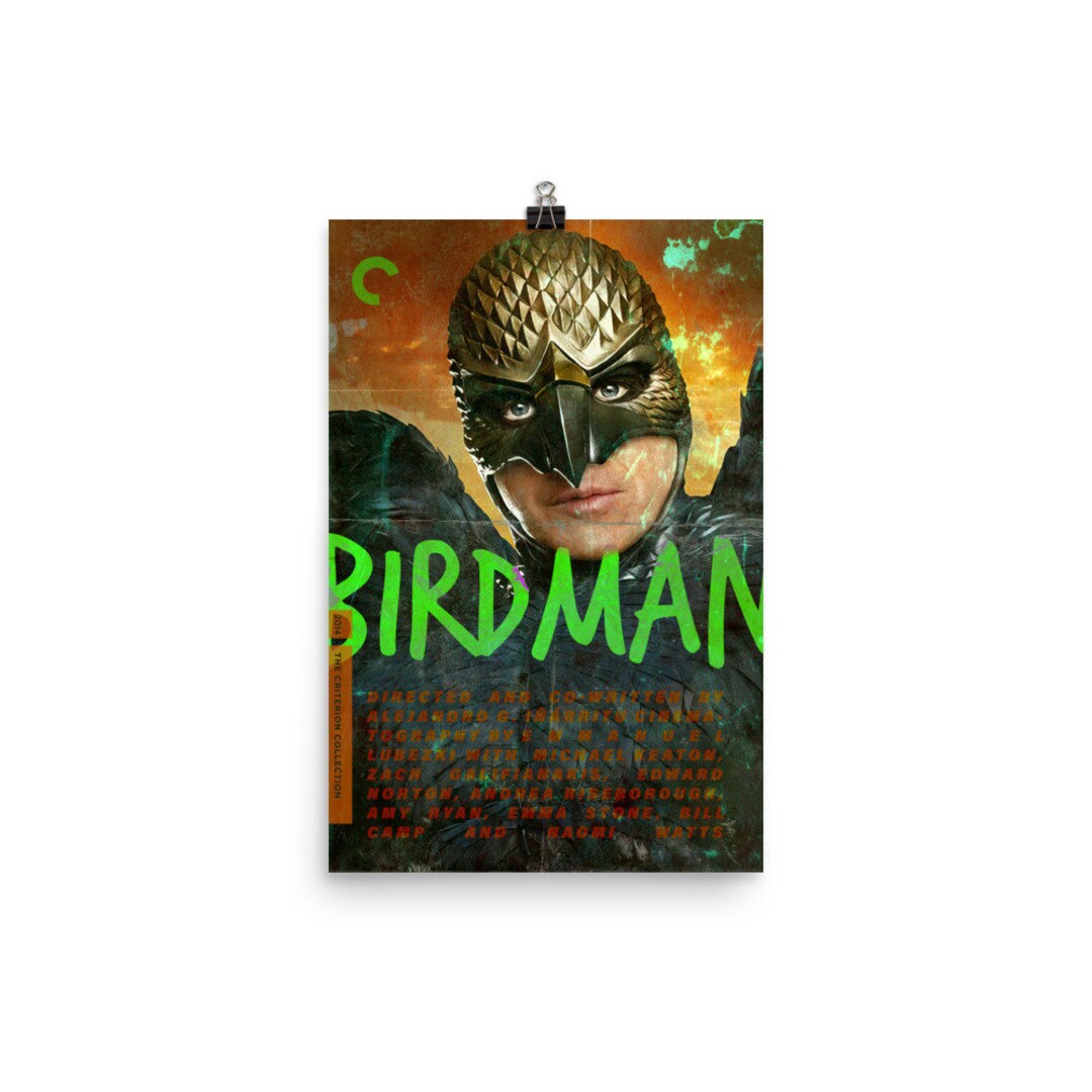 Birdman Fake Criterion Poster - Etsy