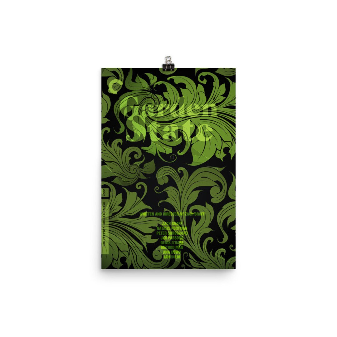 Garden State Fake Criterion Poster - Etsy