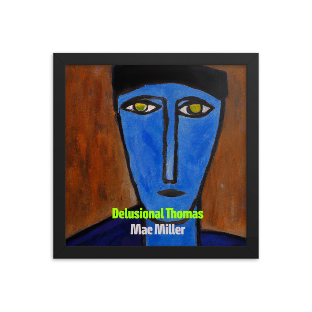 Delusional Thomas by Mac Miller Framed Poster - Etsy
