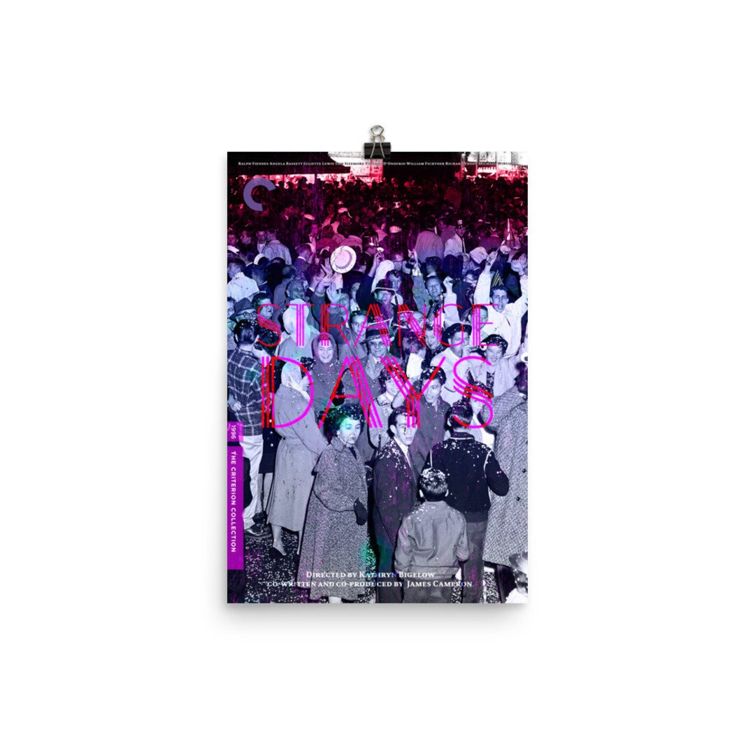 Strange Days Fake Criterion Poster - Etsy