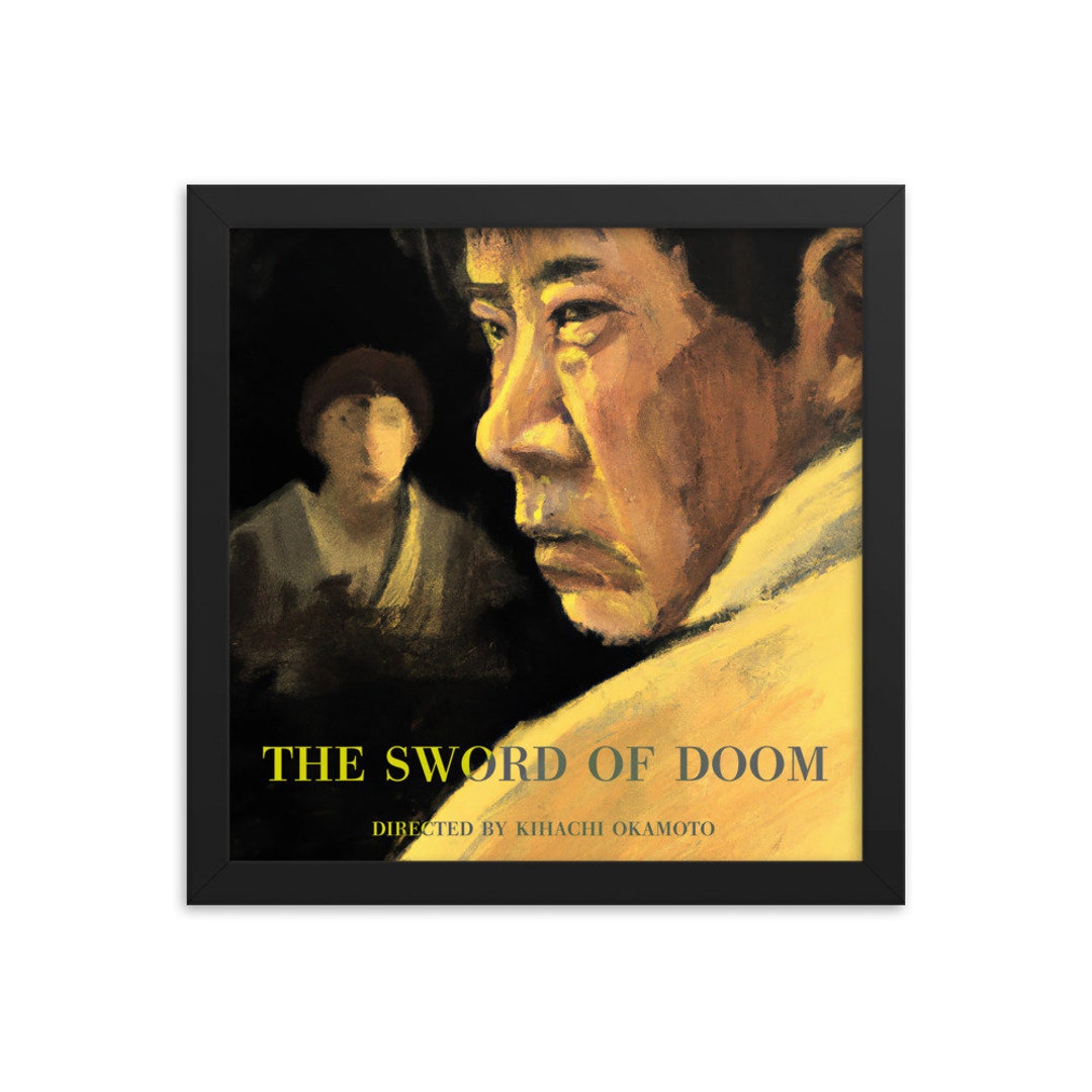 The Sword of Doom Framed Poster - Etsy