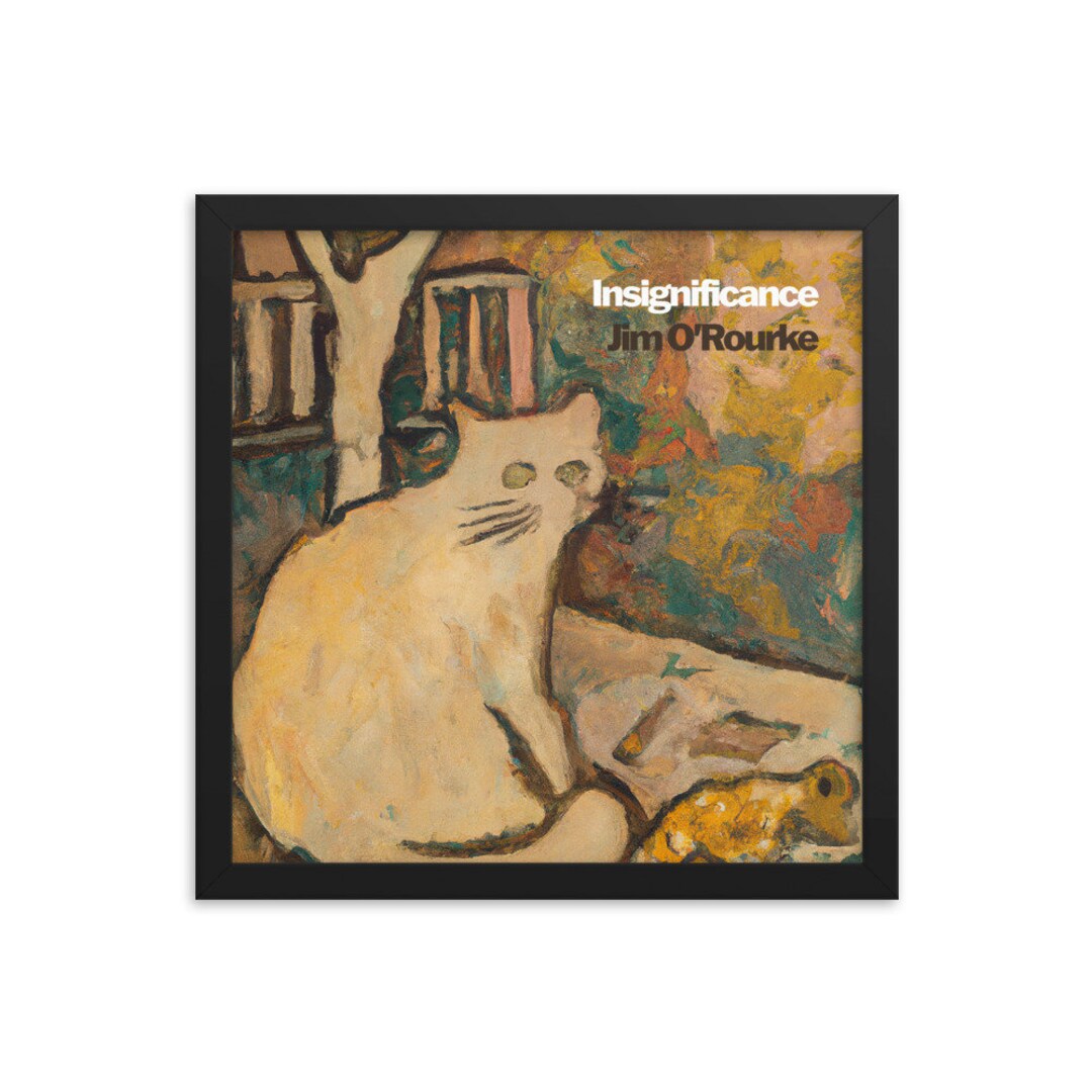 Insignificance by Jim O'rourke Framed Poster - Etsy