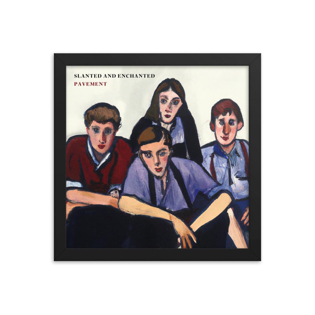 Slanted and Enchanted Framed Poster - Etsy