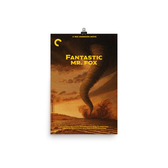 Fantastic Mr Fox Fake Criterion Poster | Etsy