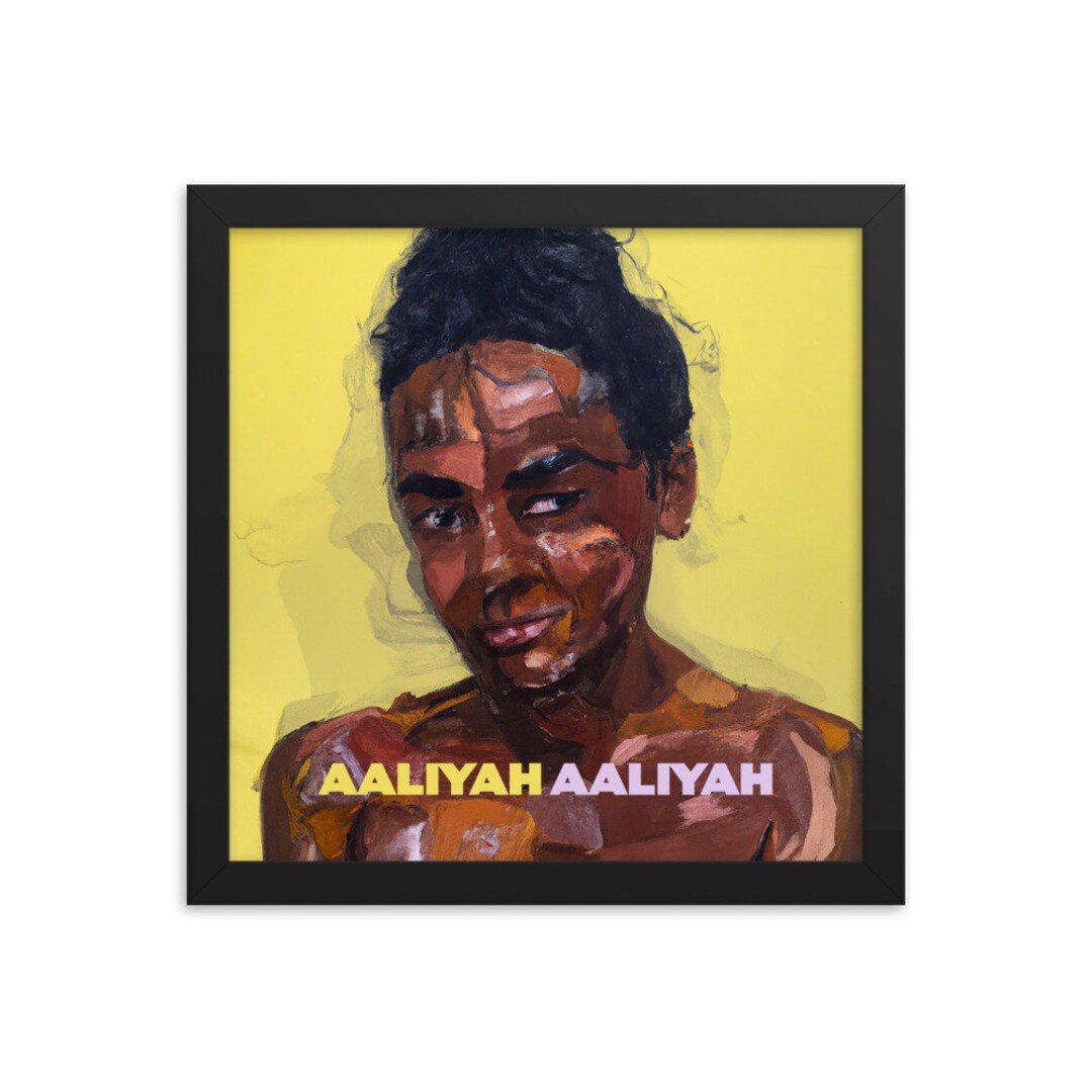 Aaliyah by Aaliyah Framed Poster - Etsy