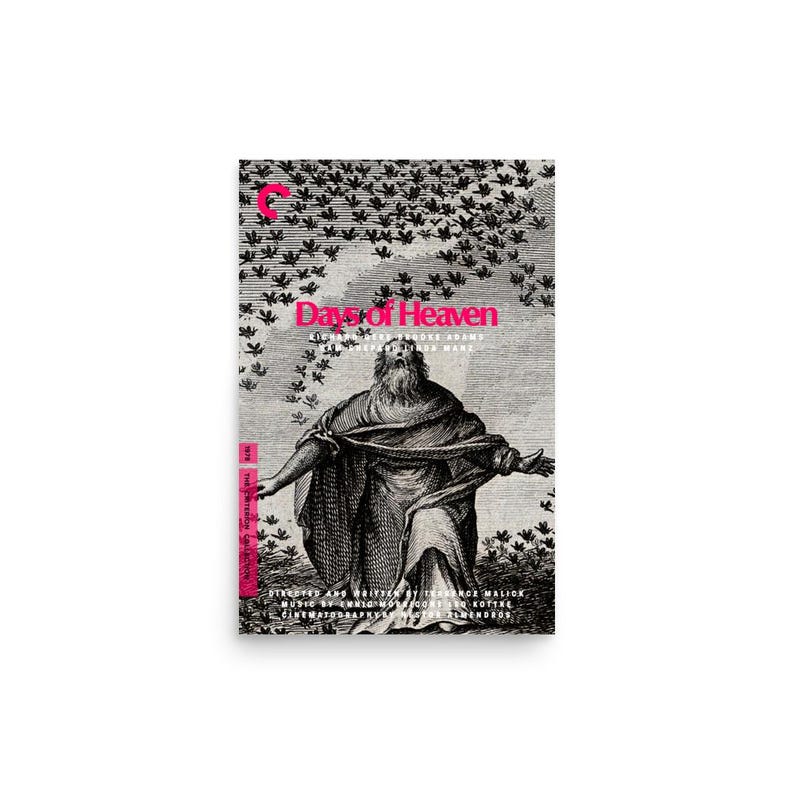 Days of Heaven Fake Criterion Poster - Etsy