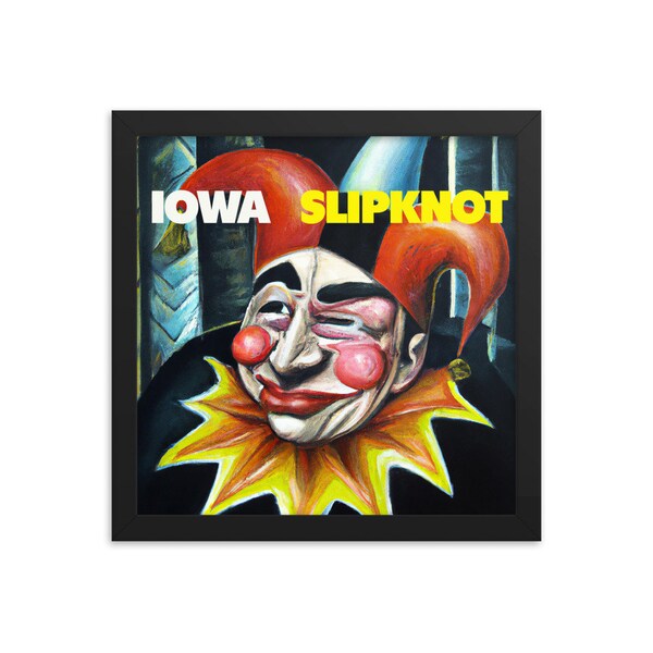 Slipknot Iowa Poster - Etsy