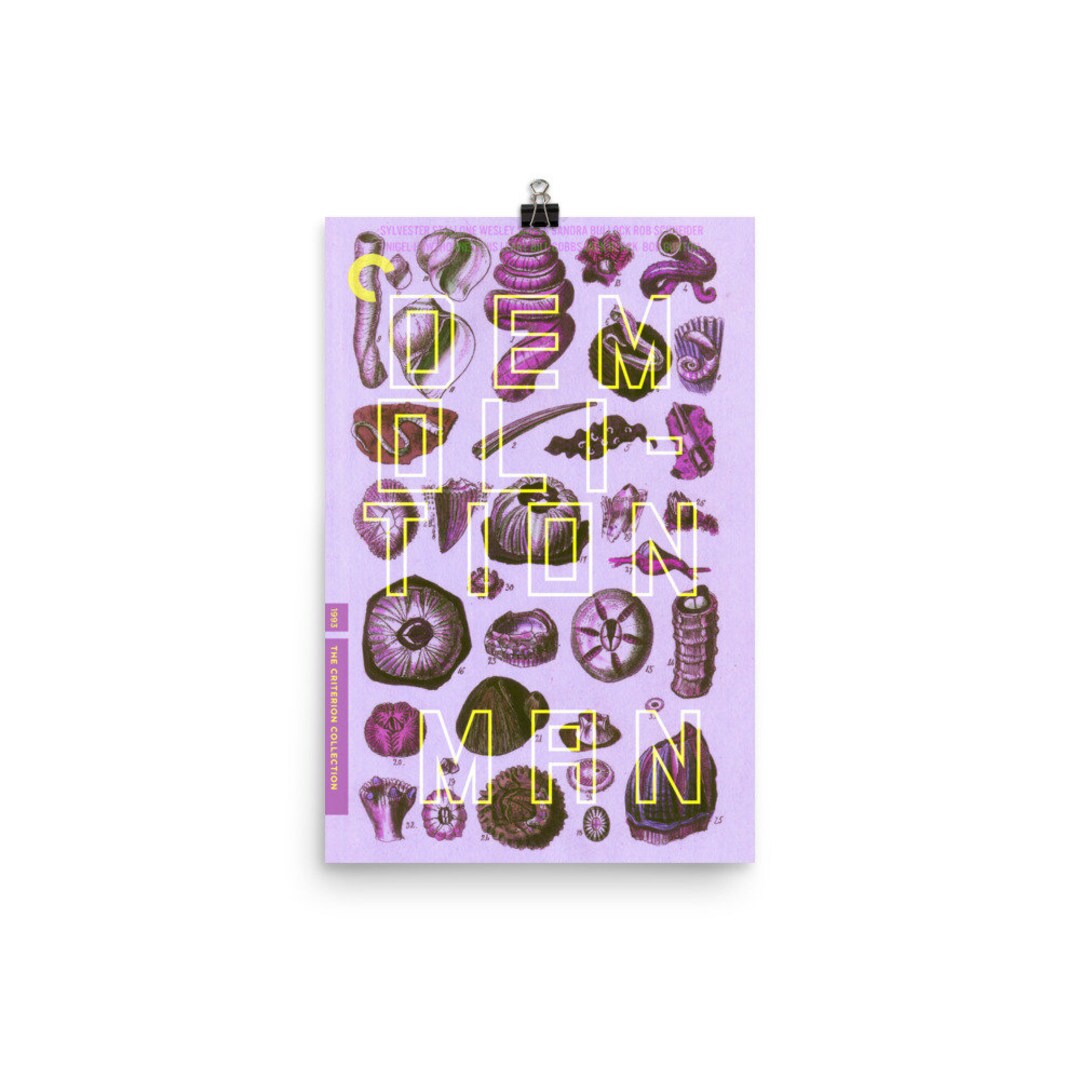 Demolition Man Fake Criterion Poster - Etsy