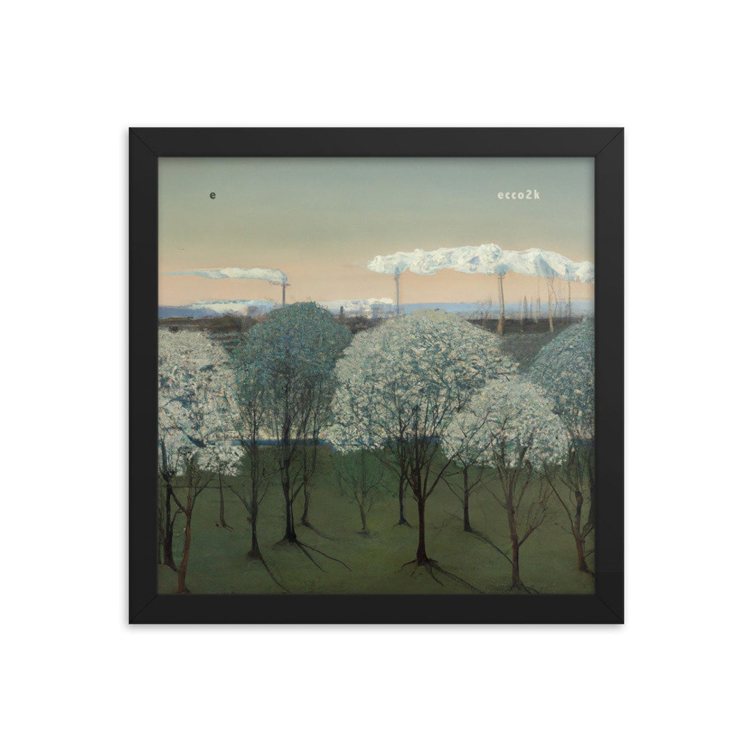 E by Ecco2k Framed Poster - Etsy