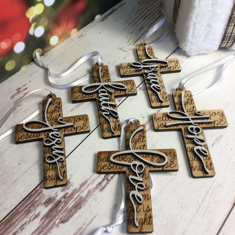Cross Ornament - Etsy