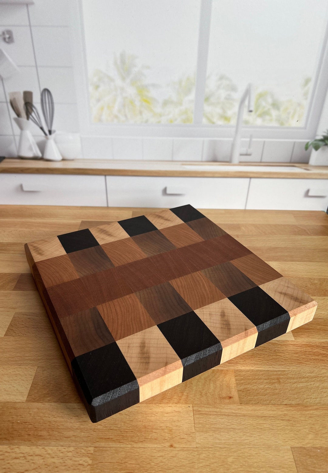 Handmade Artisan End Grain Chopping Board, Cutting Board, Charcuterie ...