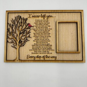 Remembrance Picture Frame - Picture Frame With Cardinal - Remembering a ...