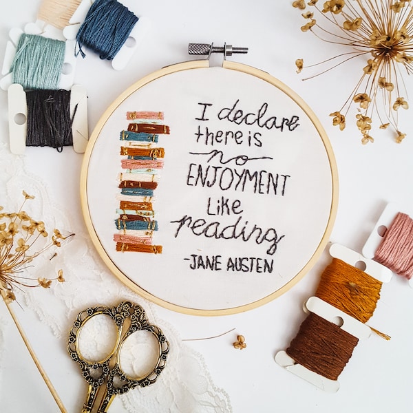Jane Austen Cross Stitch Pattern - Etsy
