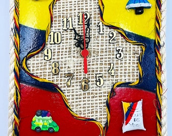 Colombia Wall Clock - Etsy