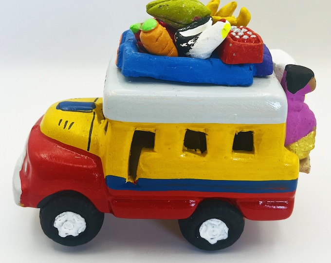 Chiva Bus Pottery Colombia - Etsy
