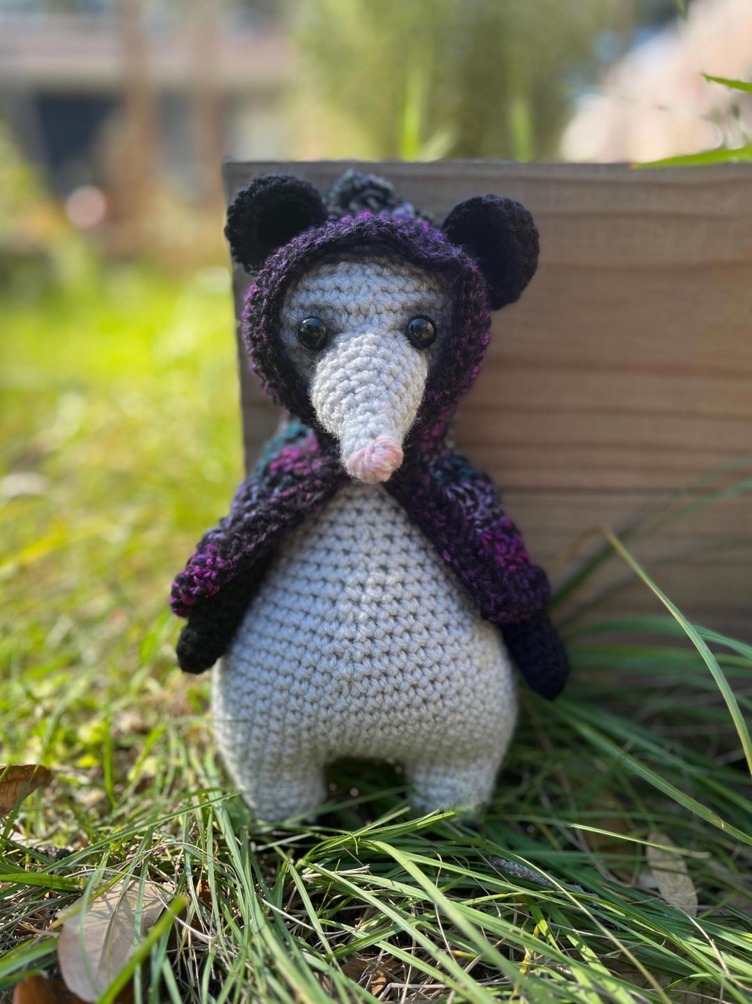 Crochet-handmade-opossum-plushie-stuffed Animal-possums-amigurumi ...