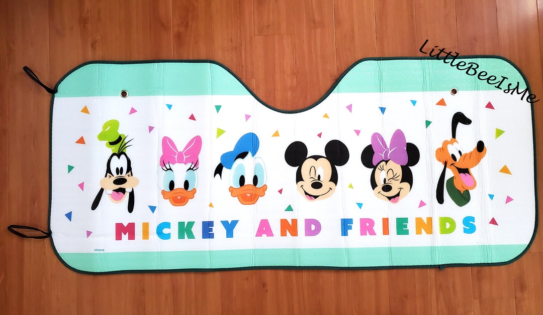 Disney Car Sunshade Windshield Cover Mickey Mouse - Etsy