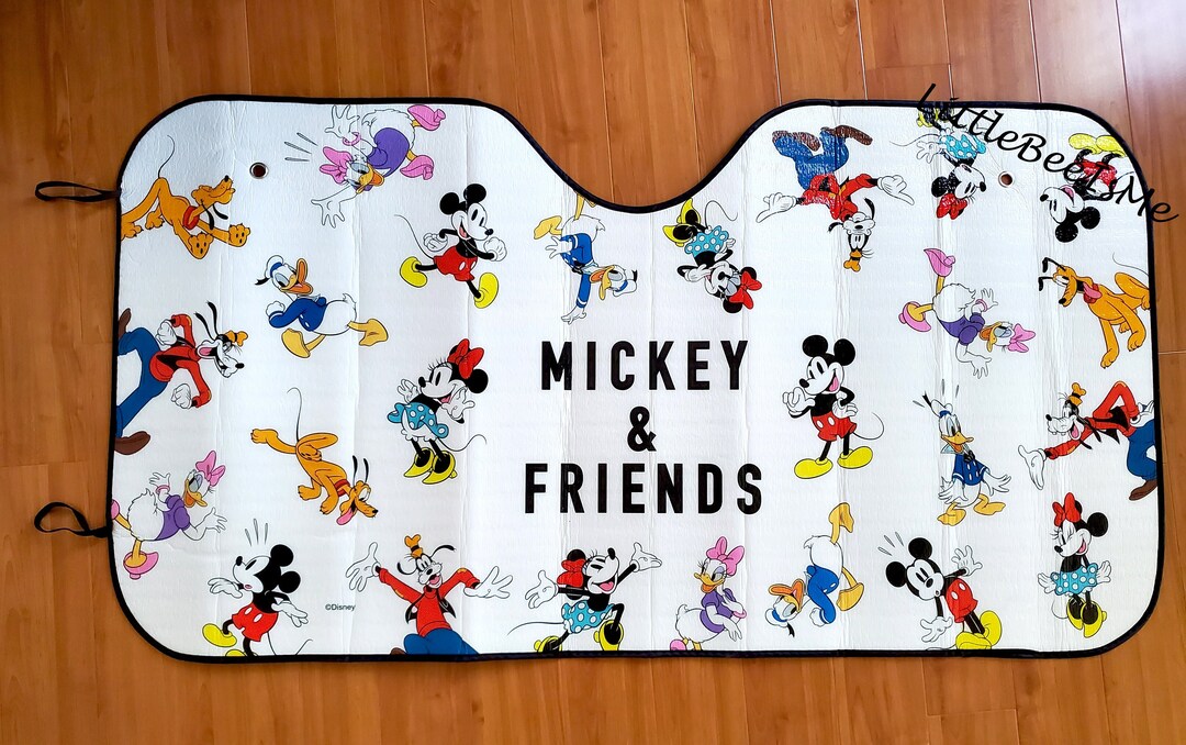Disney Car Sunshade Windshield Cover Mickey Mouse - Etsy