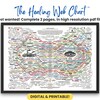 The Healing Web Chart (worldwide) LARGE ORIGINAL Printable 2 Pages High ...