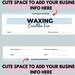 EDITABLE Waxing Consultation Formwaxing Treatment Formclient - Etsy