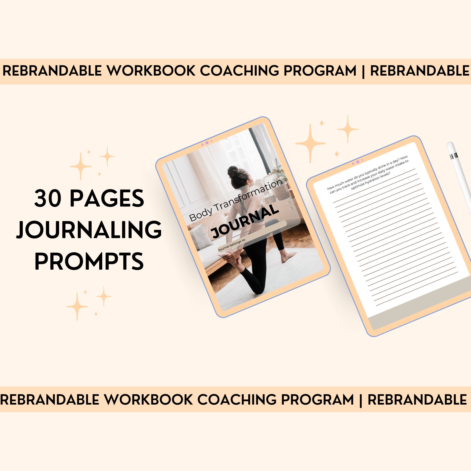 Key Body Transformation Ebook Brandable Coaching Program,workbook for ...