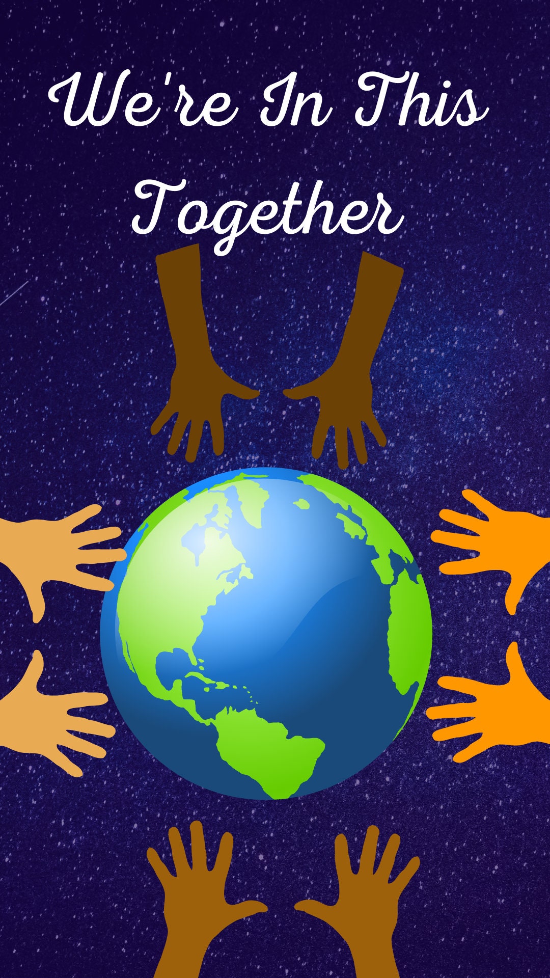 Art Work/ Wall Decoration/ Earth Day Wall Art/peace Artwork/ Instant ...