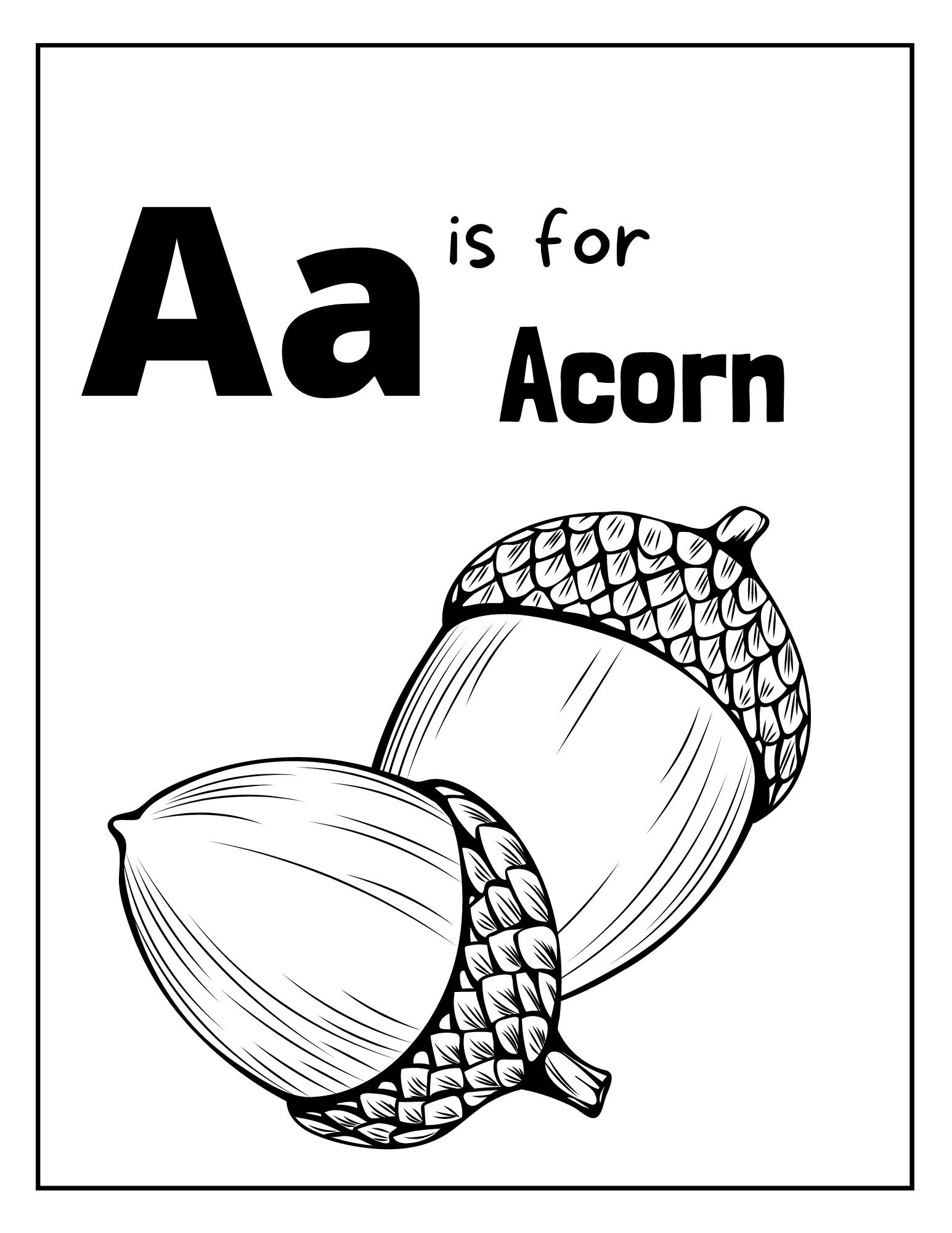 My Alphabet Coloring Worksheets - Etsy