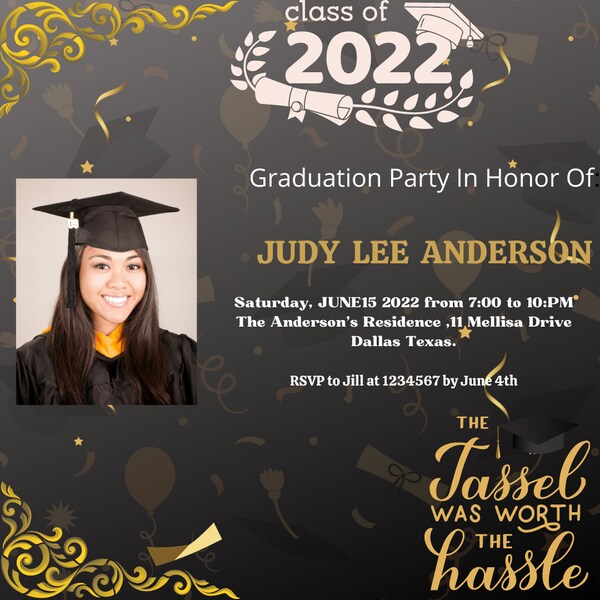 Convocation Invitation - Etsy