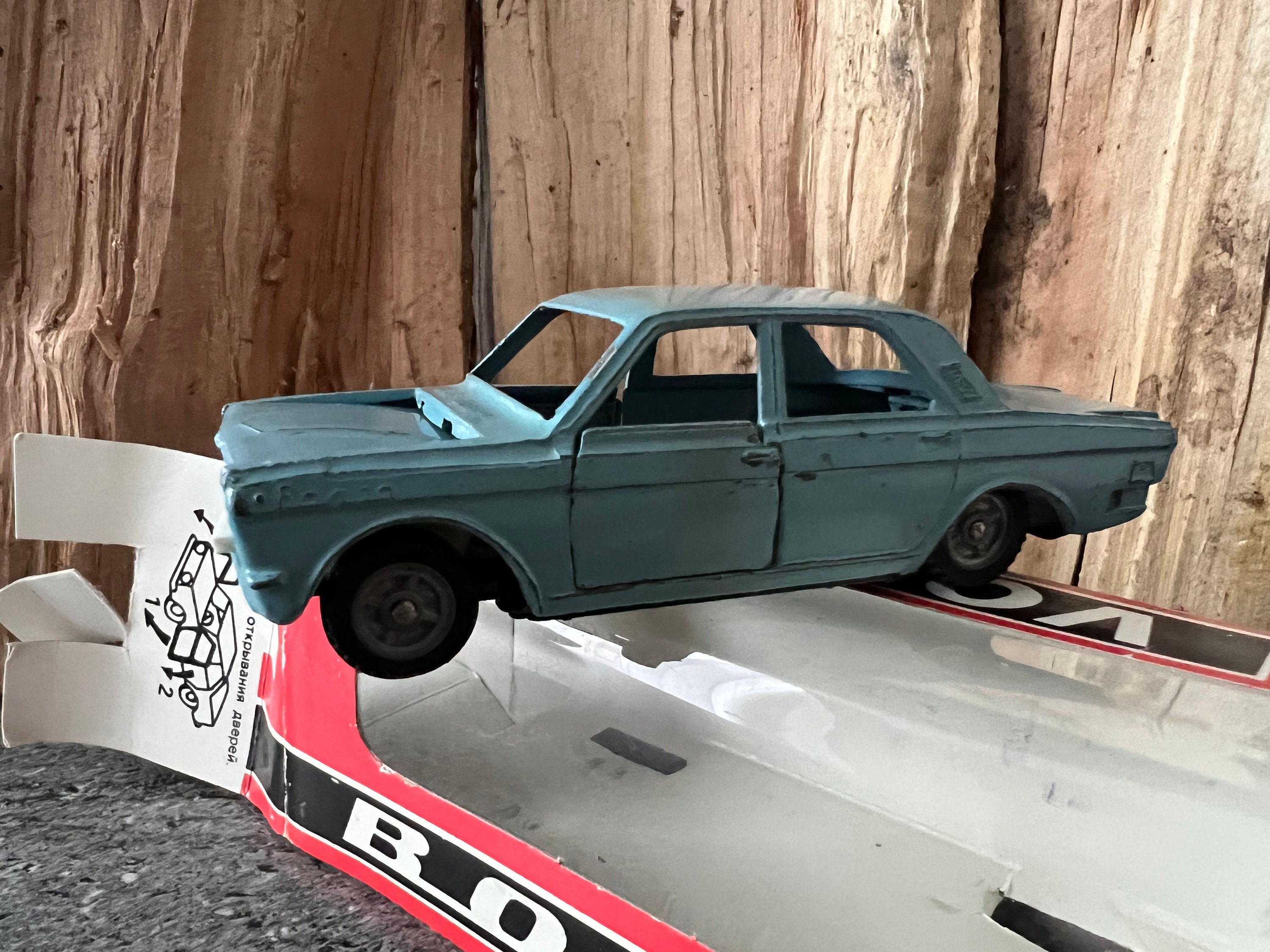 Original USSR Car Model Volga GAZ 24 A13 Soviet Vintage Model 1:43 ...