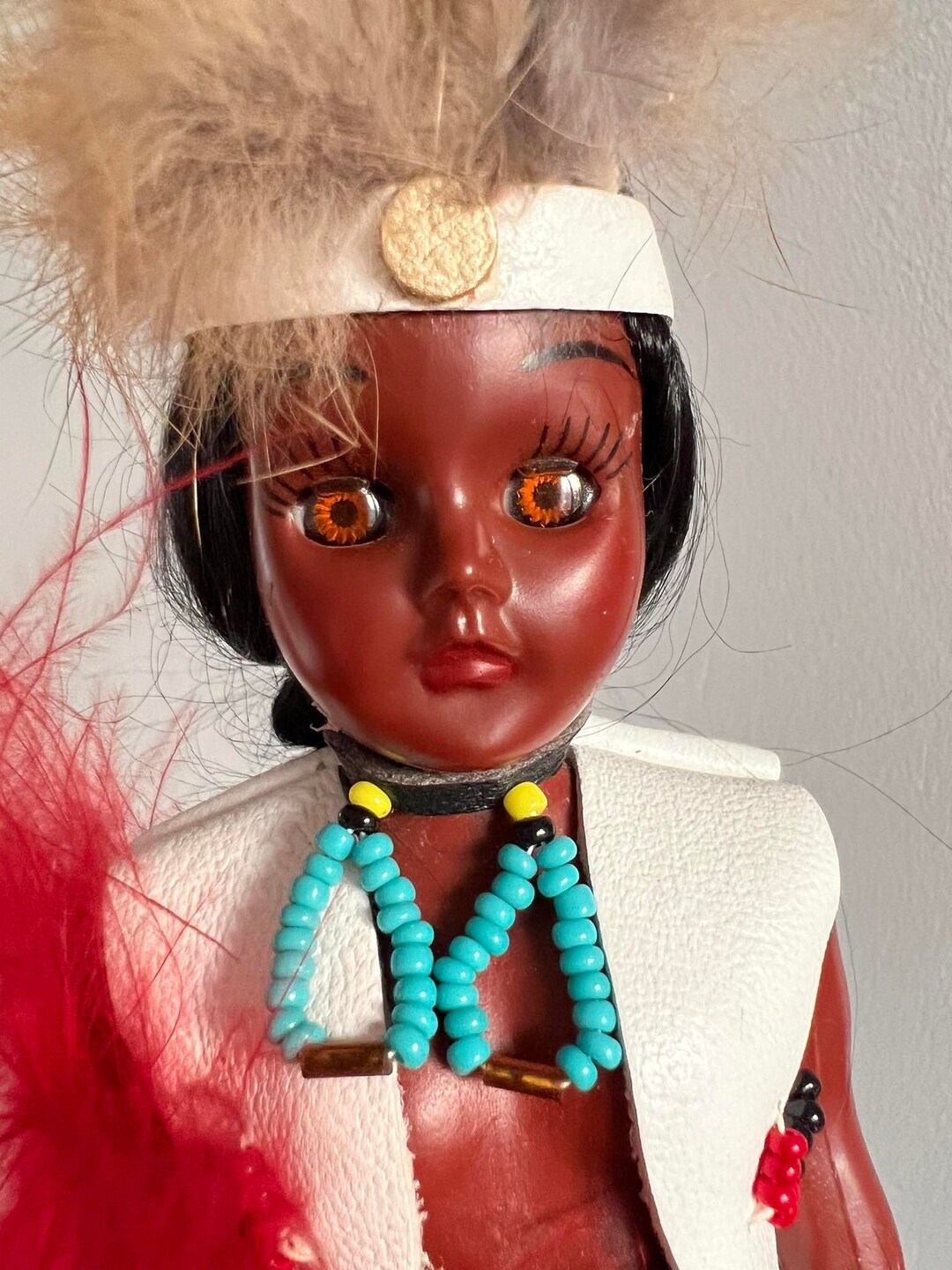 Vintage Carlson Doll - Blackfoot Chief Native American Indian Doll - Etsy