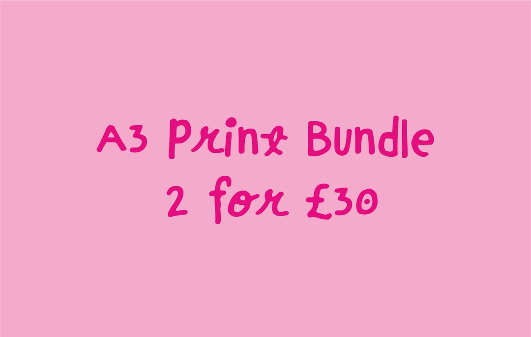 A3 PRINT BUNDLE A3 Wall Art Mix and Match Prints Choose 2 Prints ...