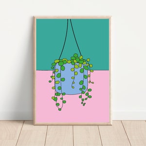 Hanging String of Pearls - Etsy