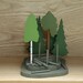Deforestation Handmade Wooden Sculpture Made in Sweden Swedish Gifts ...