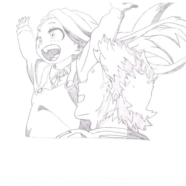 Hand Drawn Anime Characters - Etsy