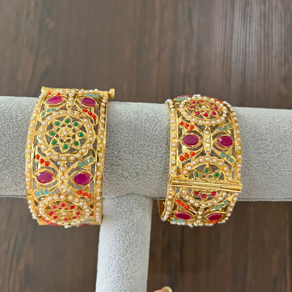 Jadau Bangles - Etsy