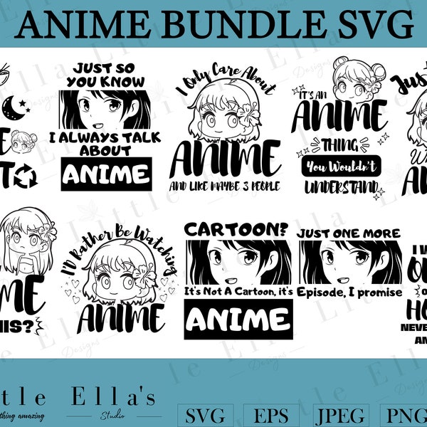 Anime Svg - Etsy