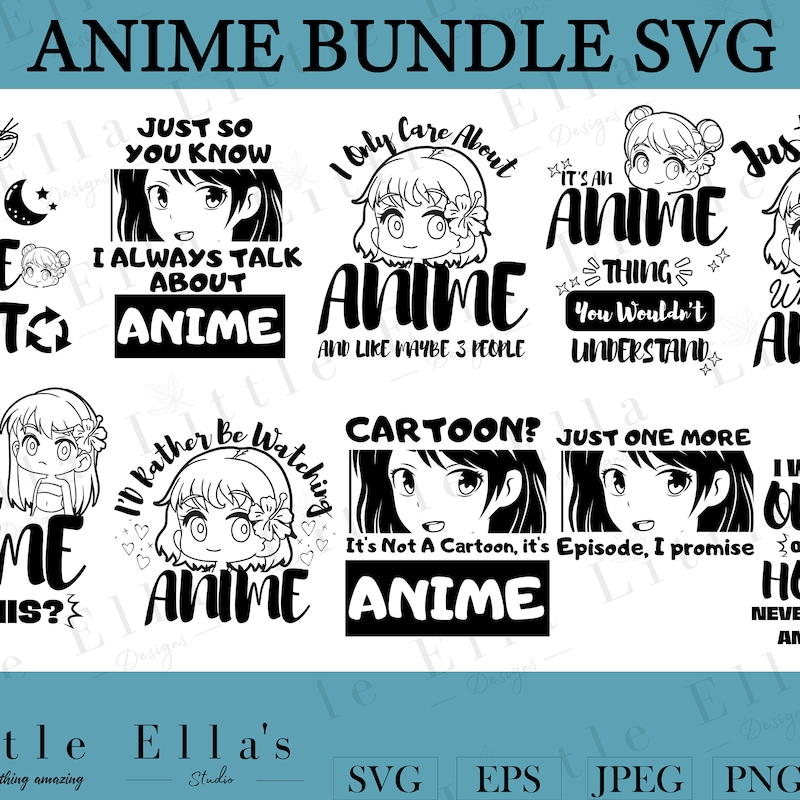 Anime Svg - Etsy