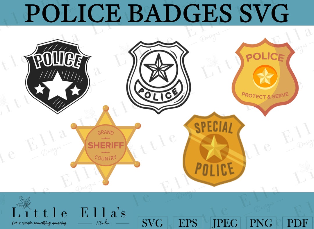 Police Badge SVG, Police Bundle SVG, Sherriff Badge Svg, Police Badge ...