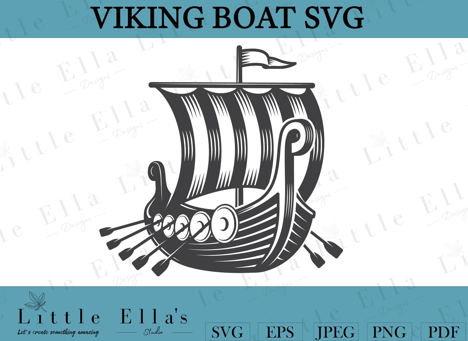 Viking Ship SVG, Viking Svg, Viking Longship Svg, Norse Svg, Angloe ...