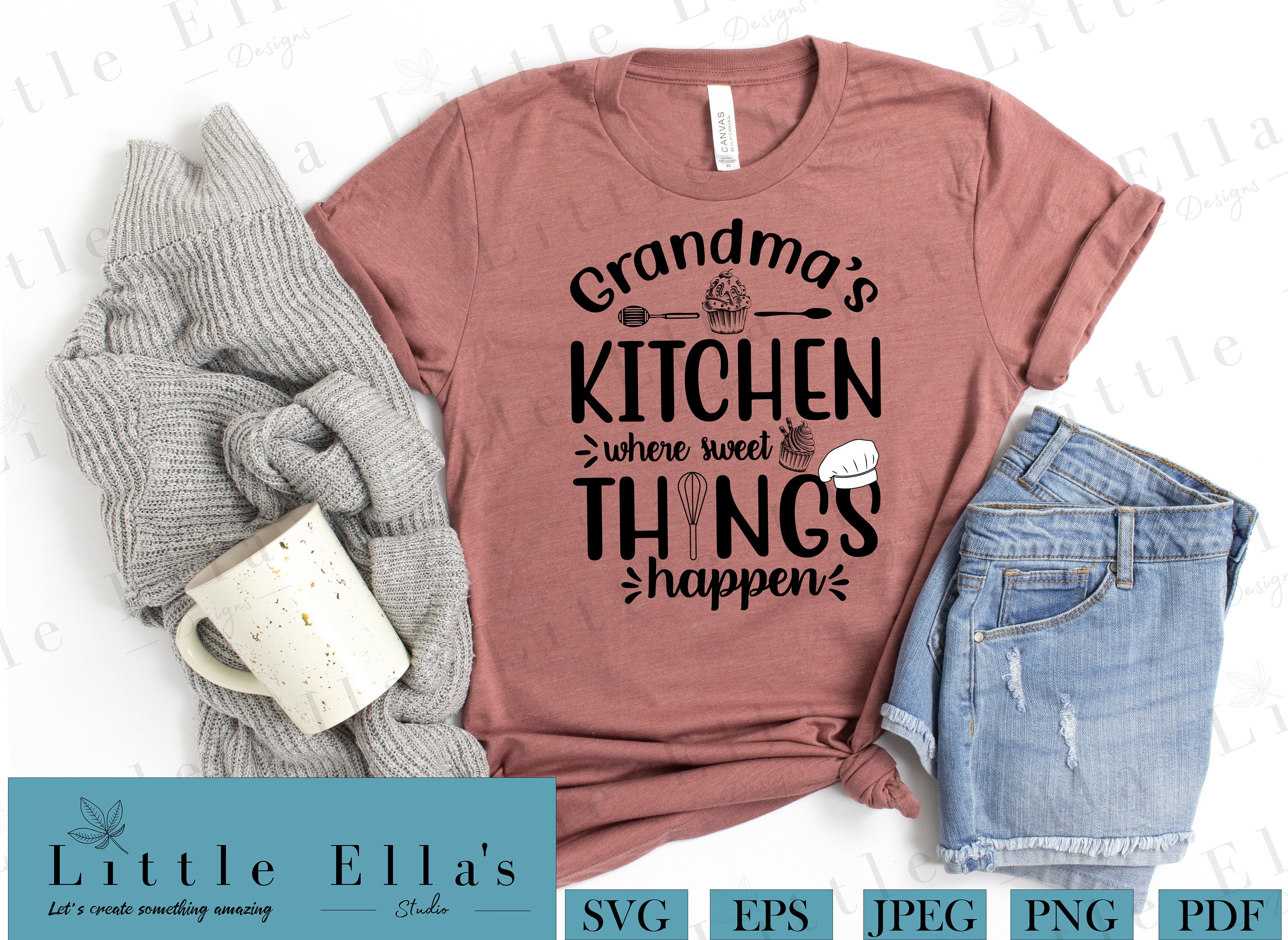 Grandma's Kitchen Baking SVG, Grandma SVG, Baking Svg, Bakers SVG ...