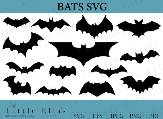 Bats SVG Bat SVG Bat Silouhette Svg Fruit Bat SVG Bats Png - Etsy