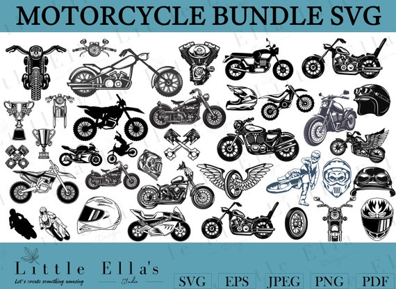 Motorbike Bundle SVG Motorcycle SVG Motorbikes SVG Vintage - Etsy