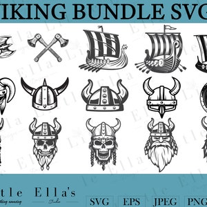 Vikings Bundle SVG, Vikings Svg, Norseman Bundle Svg, Norse Svg, Angloe ...