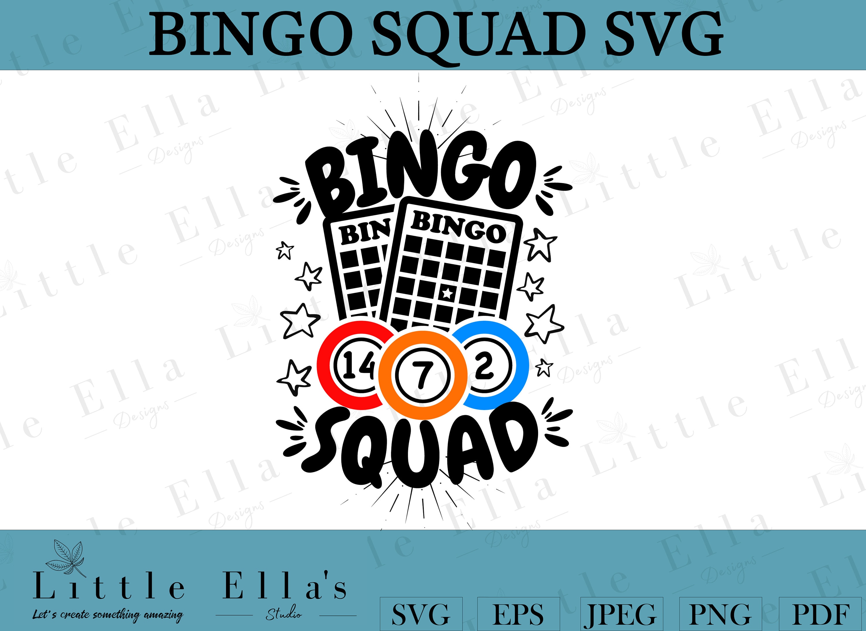 Bingo SVG, Bingo Squad Svg, Bingo Quotes Svg, Bingo Bundle for Cricut ...